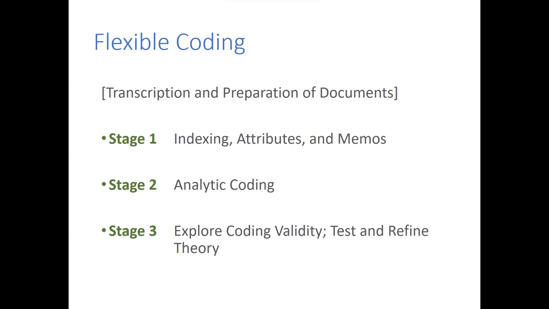 Flexible Coding A 21st Century Approach To Coding Interview Data American Sociological