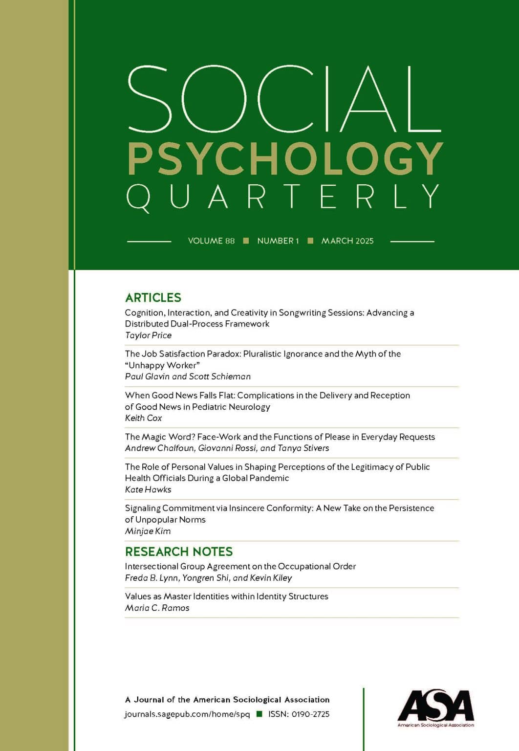 Journals | American Sociological Association