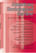 American Sociological Review: Home Page